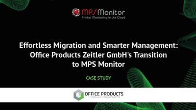 Printer Monitoring - Managed Print Services - MPS Monitor